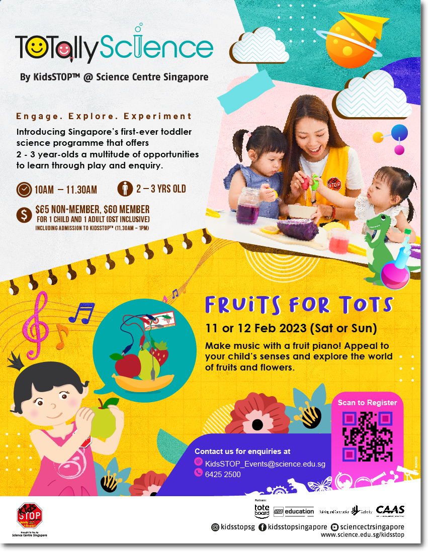 Things to Do with Toddlers in Singapore | Totally Science | Kidsstop ...