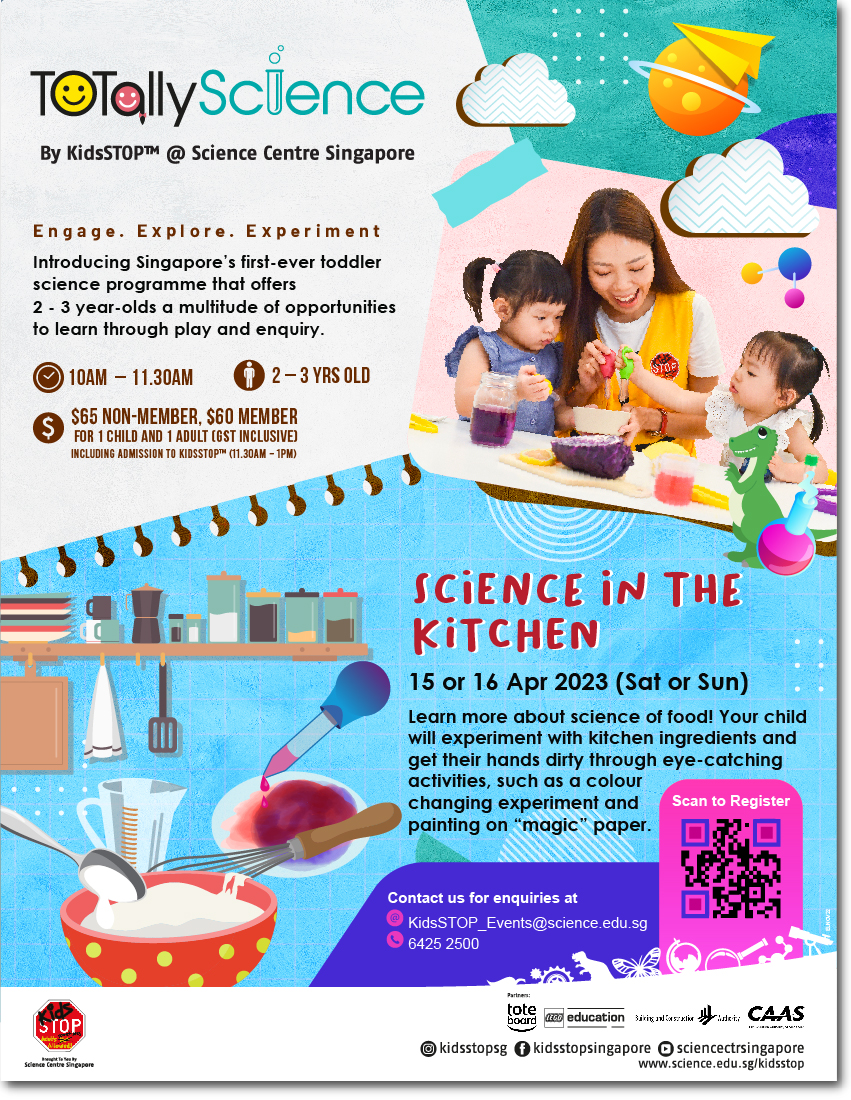 Things to Do with Toddlers in Singapore | Totally Science | Kidsstop ...